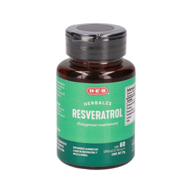 HEB Resveratrol 350 Mg 60 Caps 1 pz - H-E-B México