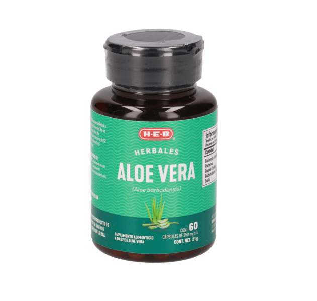 HEB Aloe Vera 350 Mg 60 Caps 1 pz - H-E-B México