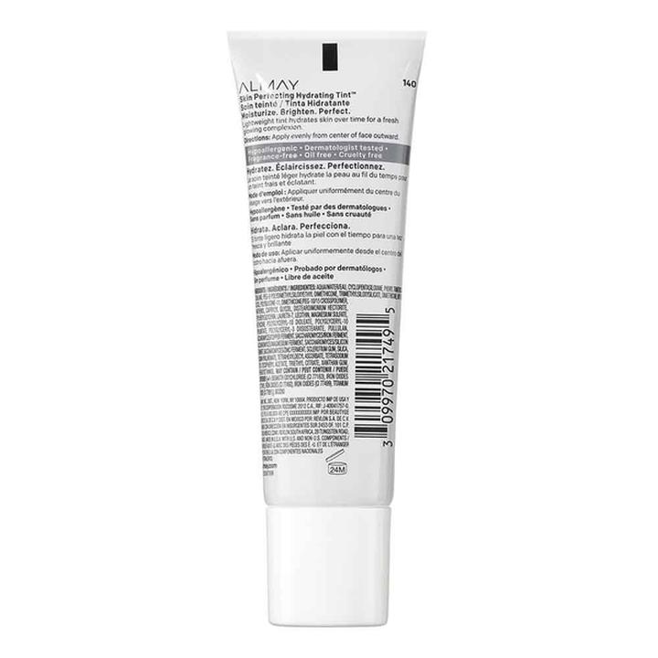 Base de Maquillaje Almay Skin Perfecting Hydrating Tint Tono Tan 28 g ...