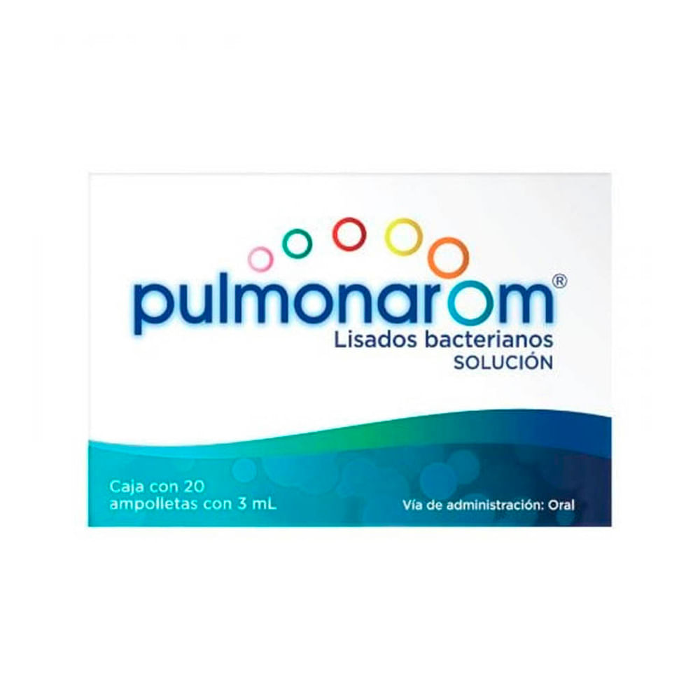 Pulmonarom Lisados Bacterianos 20 Ampolletas con 3 ml - H-E-B México