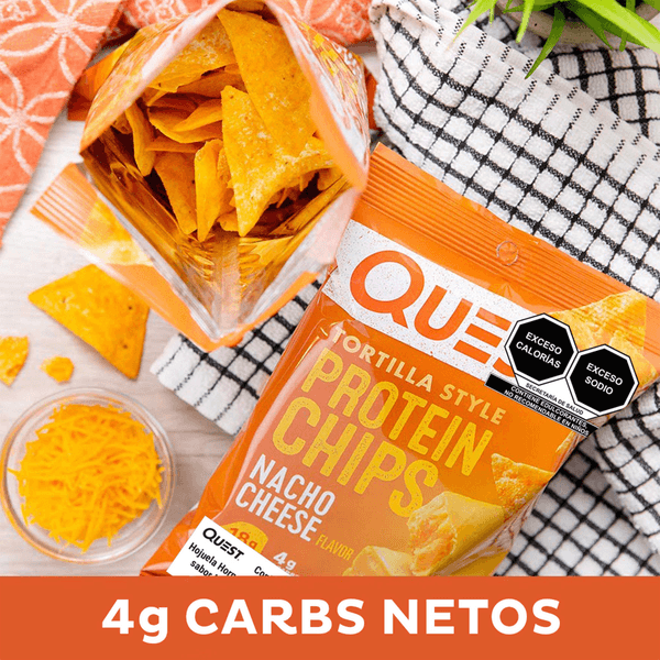 Quest Quest Chips Sabor Nachos con Queso 32 g - H-E-B México