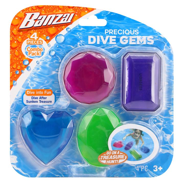 Gemas Acuáticas de Buceo Banzai Dive Gems con 4 pz - H-E-B México