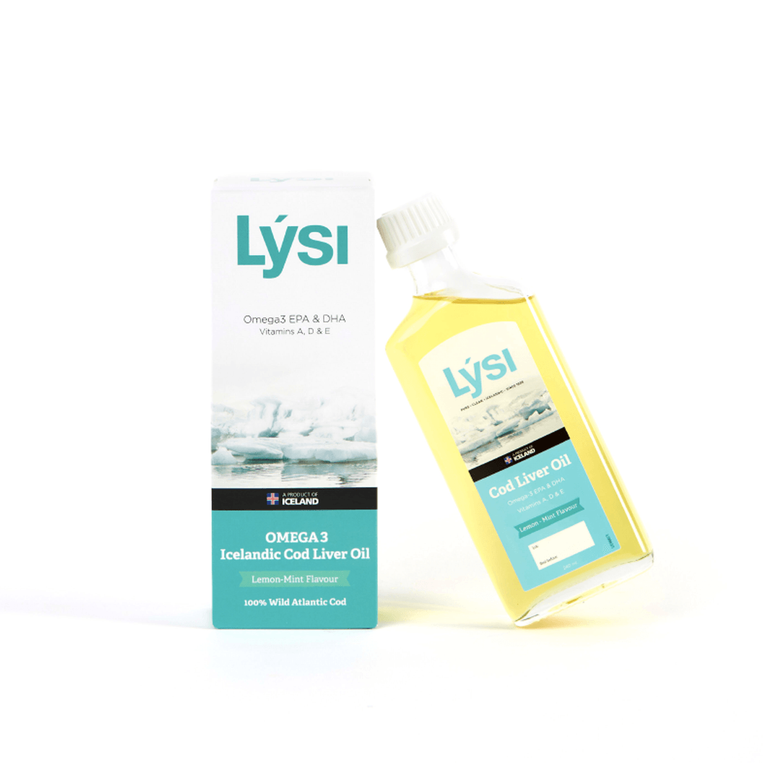 LÝSI Omega 3 en Aceite de Bacalao sabor limón / menta 240 ml - H-E-B México
