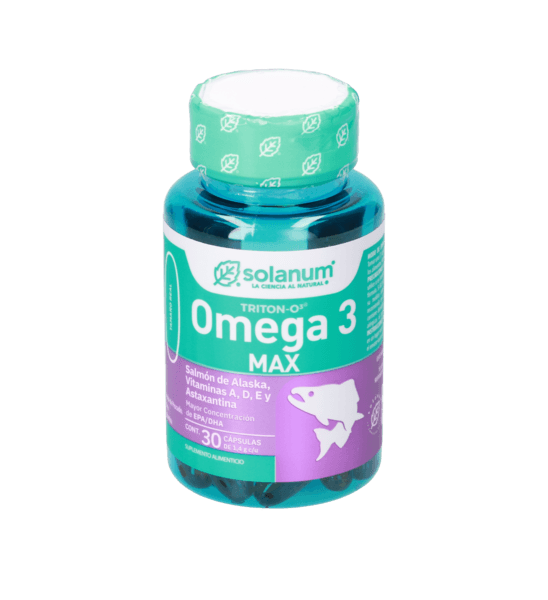 Solanum Suplemento Alimenticio Omega 3 Maxsalmón d - Mi Tienda del Ahorro