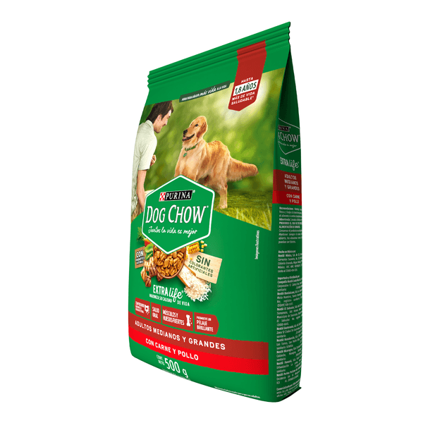 Purina Dog Chow Alimento Seco Perros Adultos Medianos y Grandes Bulto ...