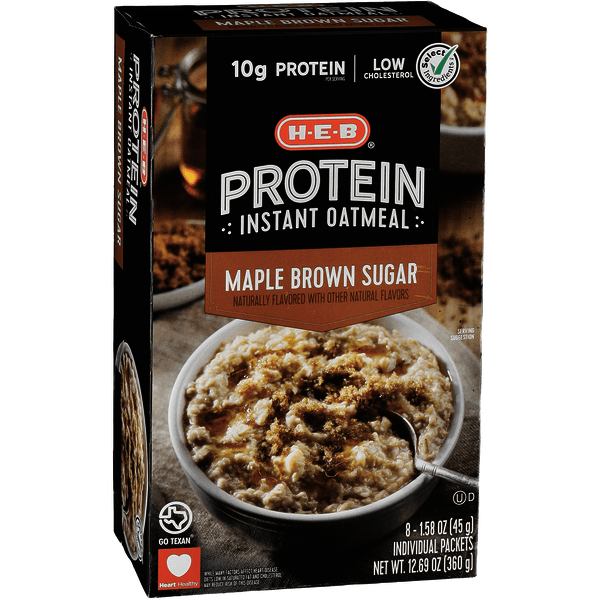 HEB Avena Proteina Maple Y Azúcar Morena 360 g - H-E-B México