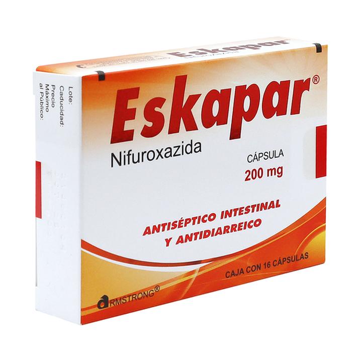 Eskapar caja de 16 cápsulas de 200 mg c/u - H-E-B México