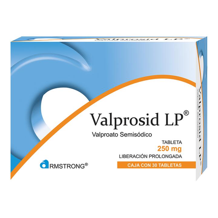 Valprosid L.P. caja con 30 tabletas de 250 mg c/u - H-E-B México