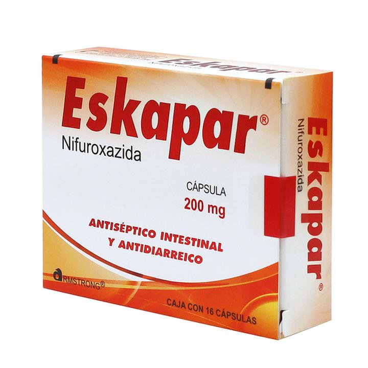 Eskapar caja de 16 cápsulas de 200 mg c/u - H-E-B México