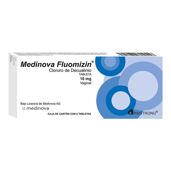Medinova Fluomizin caja con 6 tabletas vaginales de 10 mg c/u - H-E-B ...