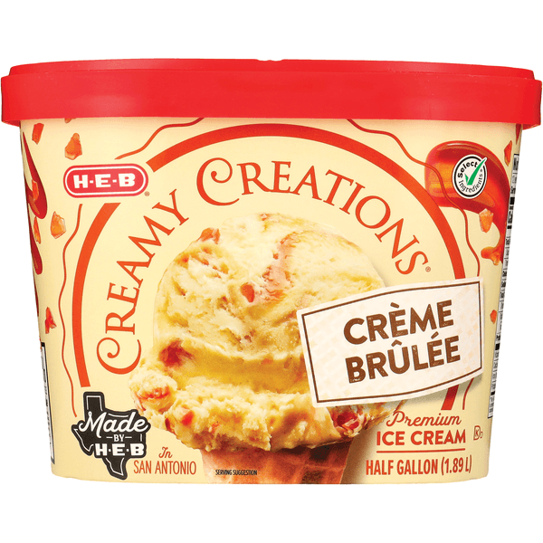 HEB Creamy Creations Helado Creme Brulee 1.8 ml - H-E-B México