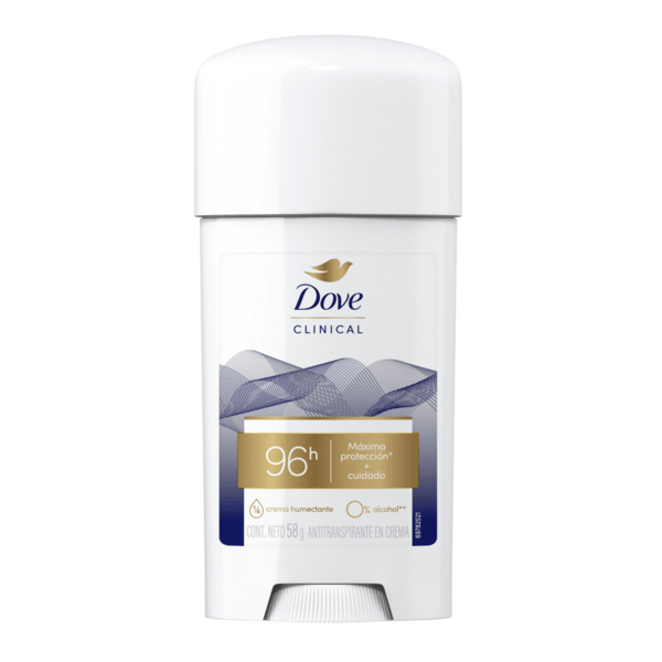 Dove Desodorante Clinico Dama 96h 58 Gr 58 Gr - H-E-B México
