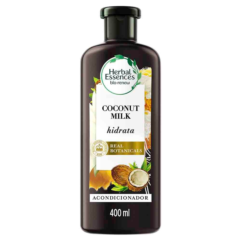 Herbal Essences Acondicionador Hydrate Leche de Coco 400 ml - H-E-B México