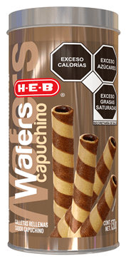 Heb Galleta Wafers Rellenos de Capuchino 130g 130 - H-E-B México