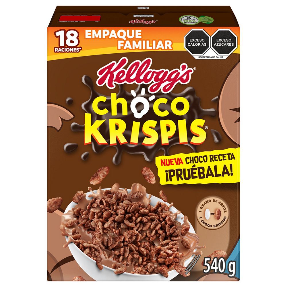 Cereal Kellogg's Choco Krispis Sabor Chocolate 540 g - H-E-B México Cereal Kellogg's Choco Krispis Sabor Chocolate 540 g - H-E-B México