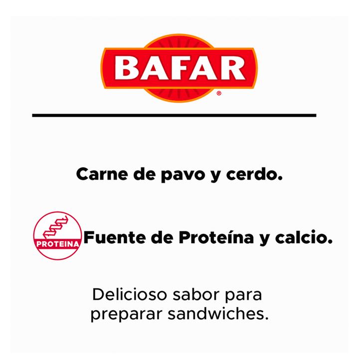 Bafar Jamón de Pavo Clásico 1 kg - H-E-B México