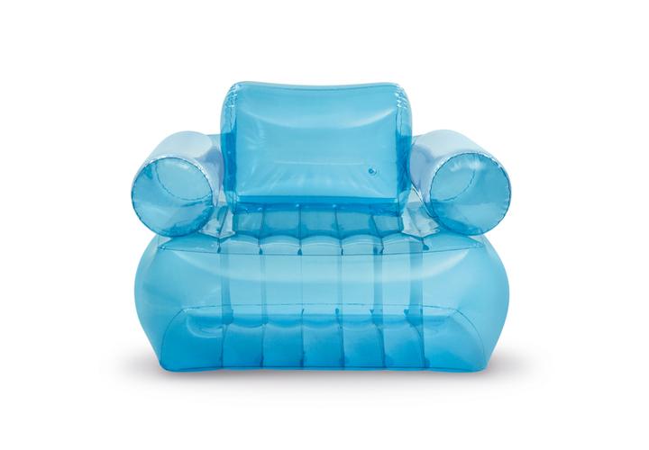 Intex Silla Inflable Transparente Azul 1 Pz - H-E-B México