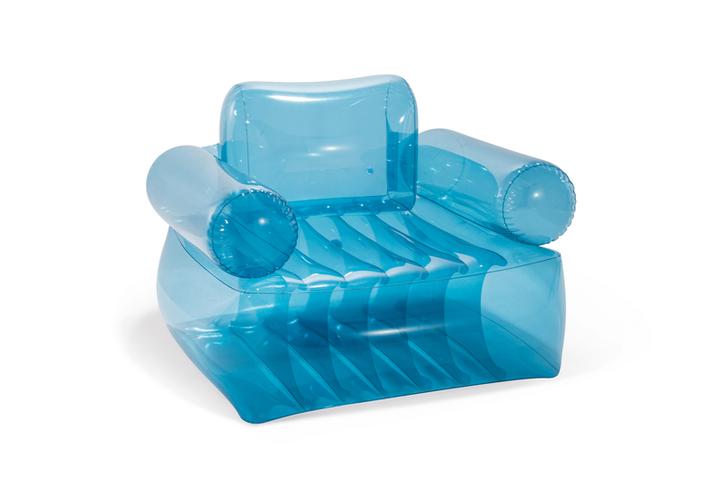 Intex Silla Inflable Transparente Azul 1 Pz - H-E-B México