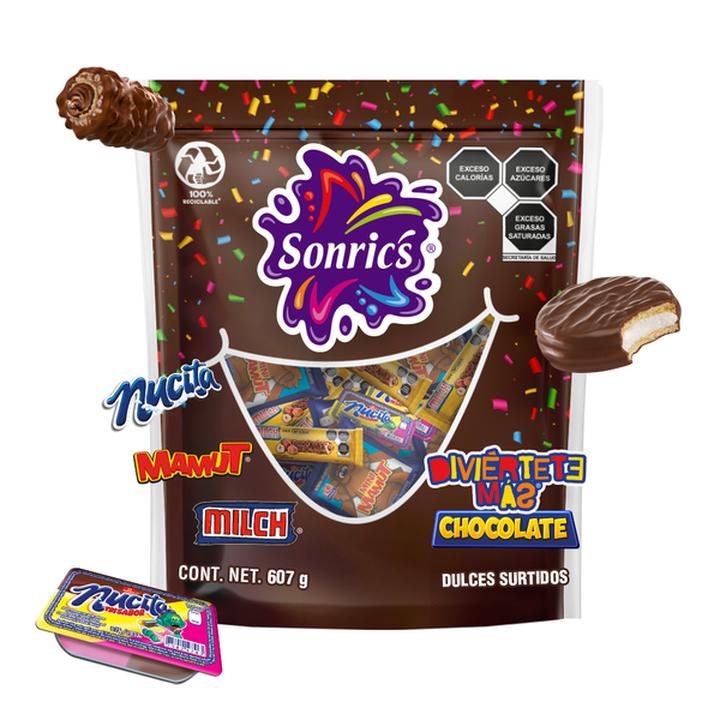 Sonrics Paquete Chocolate 607 Gr Paquete Chocolate - H-E-B México