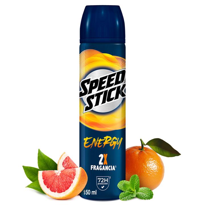 Desodorante Antitranspirante en Aerosol Speed Stick Energy para Hombre ...