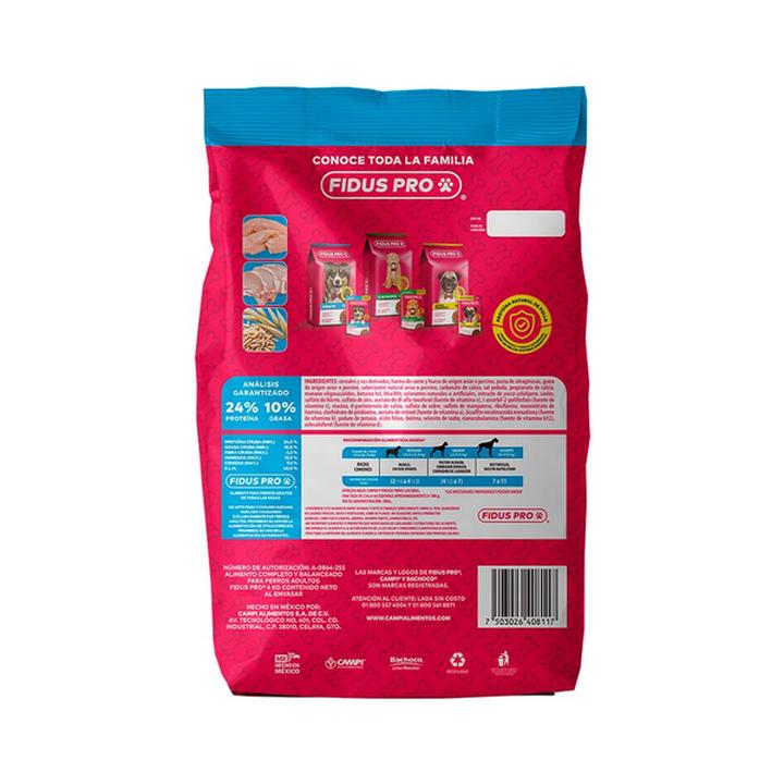 Fidus Pro Alimento Seco para Perros Adulto 4 kg - H-E-B México