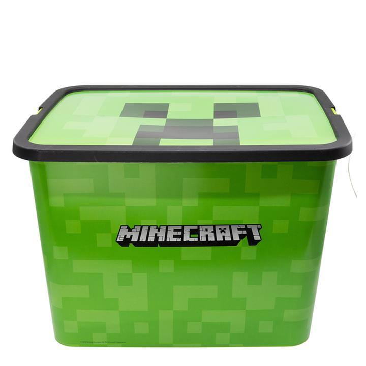 Minecraft Caja Plastico con Tapa 23l. Minecraft 1 - H-E-B México
