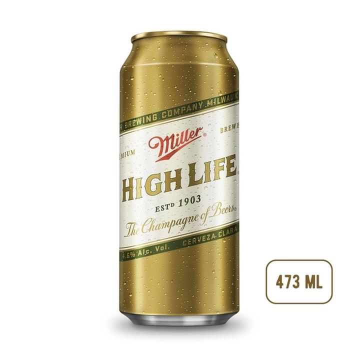 Miller High Life Cerveza Lata 473 Ml 473 Ml - H-E-B México