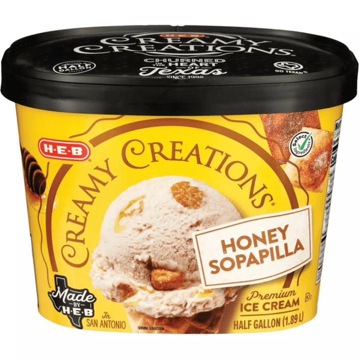 Heb Creamy Creations Helado Sopapilla 1.89 Lt - H-E-B México