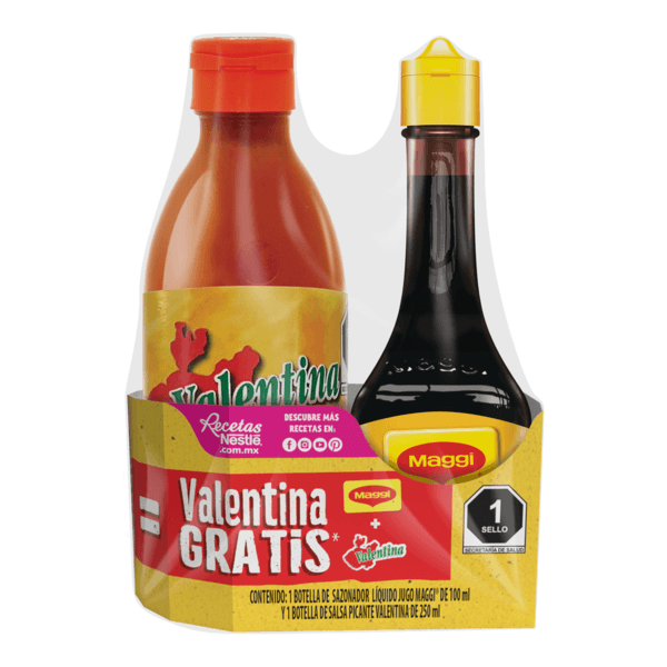Maggi Sazonador Liquido Jugo Maggi 100ml +Salsa Picante Valentina 250 ...