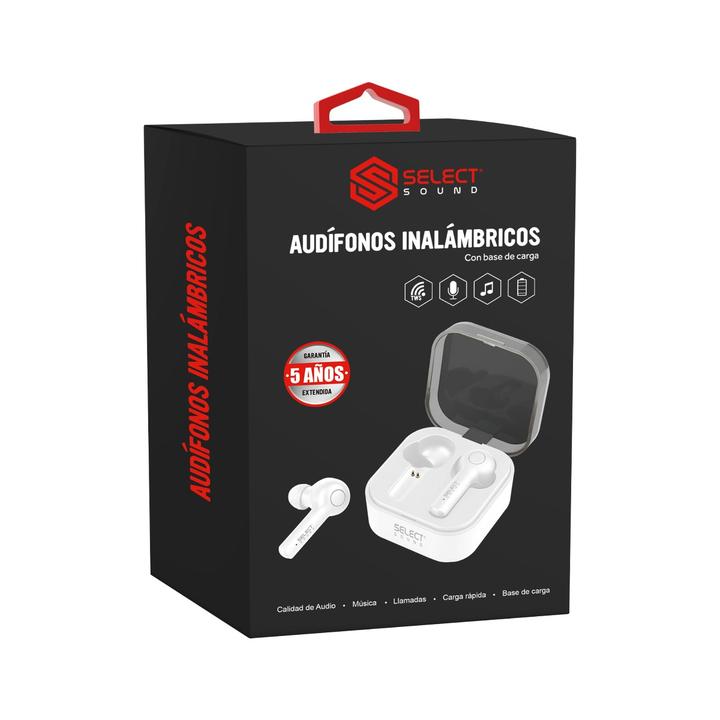 Select Sound Audífonos In Ear Bth23b Blanco 1 Pz - H-E-B México