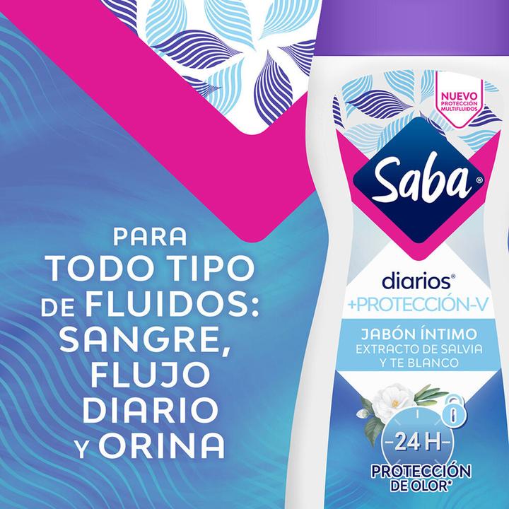 Saba Jabon Intimo +Proteccion V Salvia Y Te Blanco - H-E-B México
