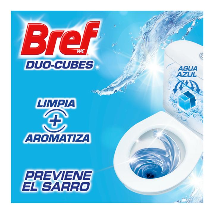 Pastillas Limpiadoras Bref WC Duo Cubos Higiene 100 g - H-E-B México
