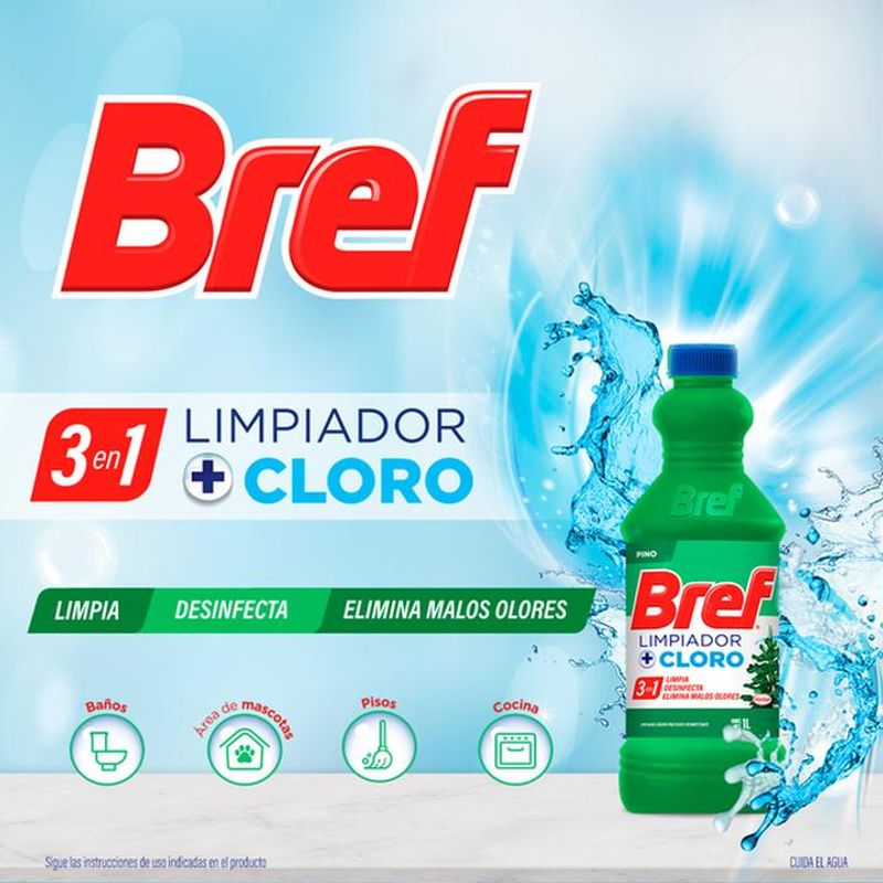 Limpiador mu Liusos Bref Densicloro Pino 2 L - H-E-B México Limpiador mu Liusos Bref Densicloro Pino 2 L - H-E-B México