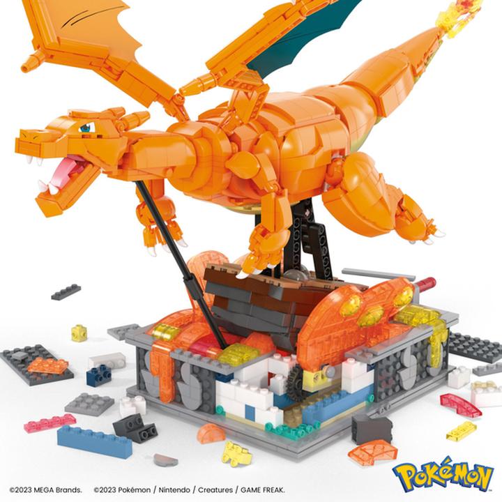 Motion Charizard Pokémon Juguete Armable Mega - H-E-B México