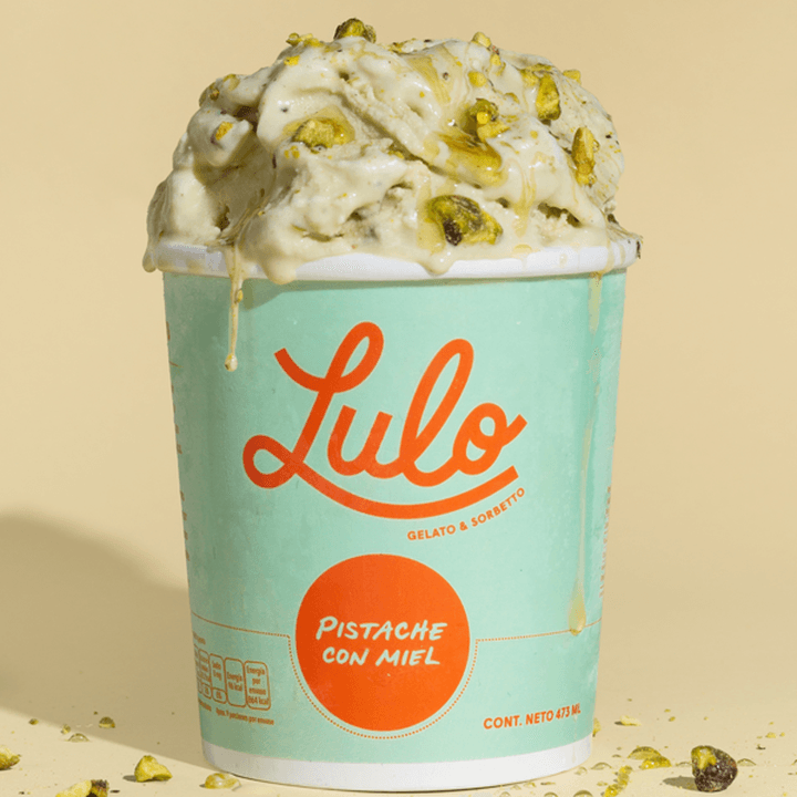 Lulo Gelato de Pistache con Miel 473 ml - H-E-B México