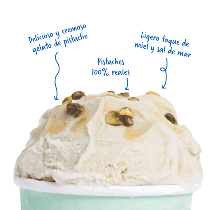 Lulo Gelato de Pistache con Miel 473 ml - H-E-B México