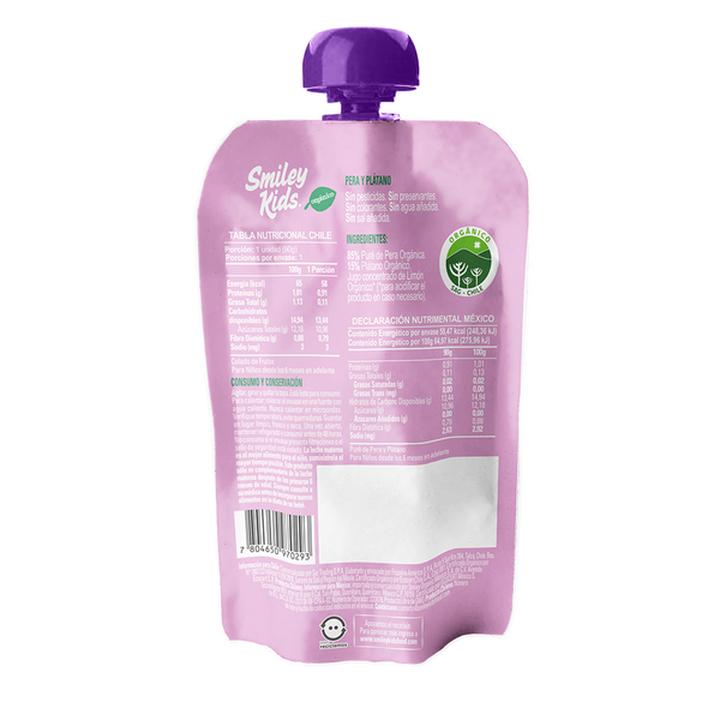 Smiley Kids Papilla Organica de Pera Y Platano Pap - H-E-B México