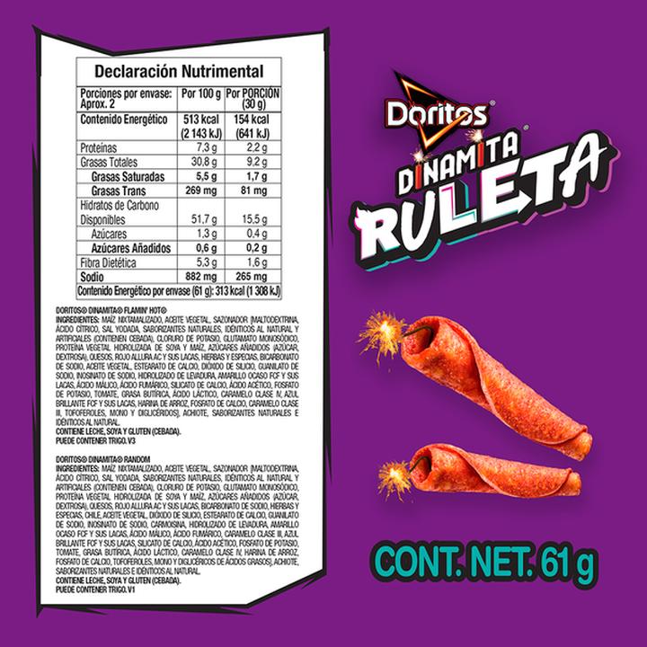 Sabritas Doritos Ruleta 61 Gr - H-E-B México