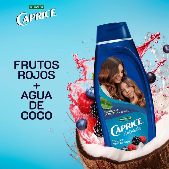Shampoo Caprice Naturals Frutos Rojos y Agua de Coco 760 ml - H-E-B México