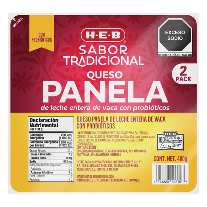 Heb Sabor Tradicional Queso Panela con Probioticos - H-E-B México