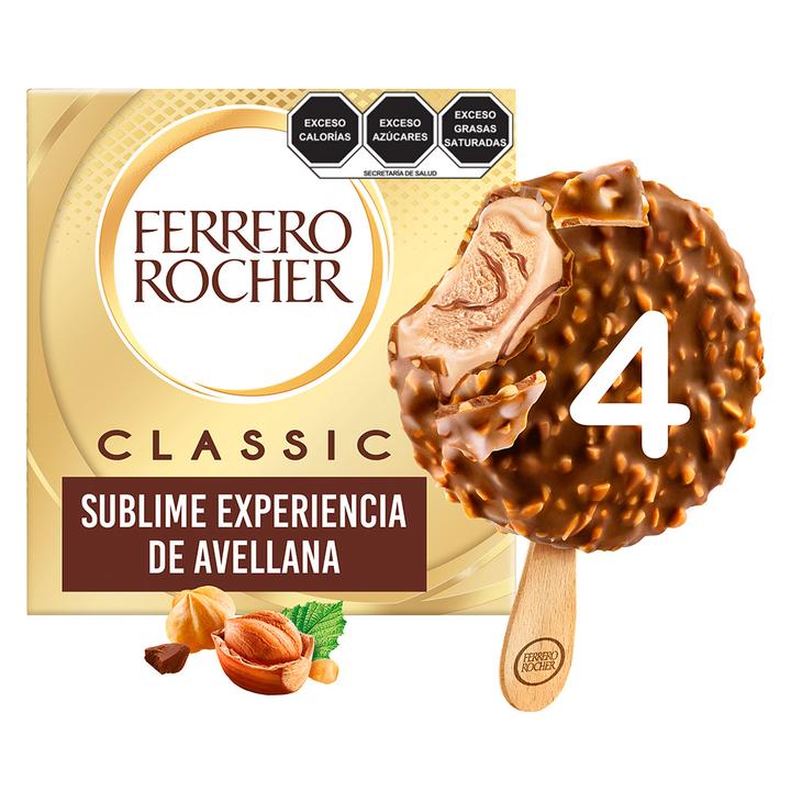 Ferrero Rocher Paletas Helado Ferrero Rocher 200 g - H-E-B México