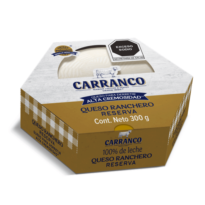 Carranco Queso Ranchero Reserva 300 Gr - H-E-B México