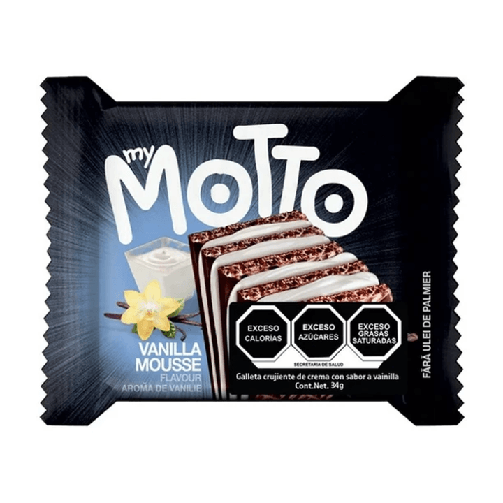 My Motto Galleta Vainilla Mousse 3 Pack 102 g - H-E-B México
