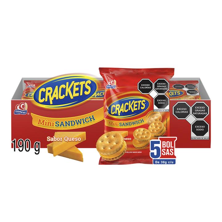 Gamesa Galletas Crackets Mix Duo 190 g - H-E-B México