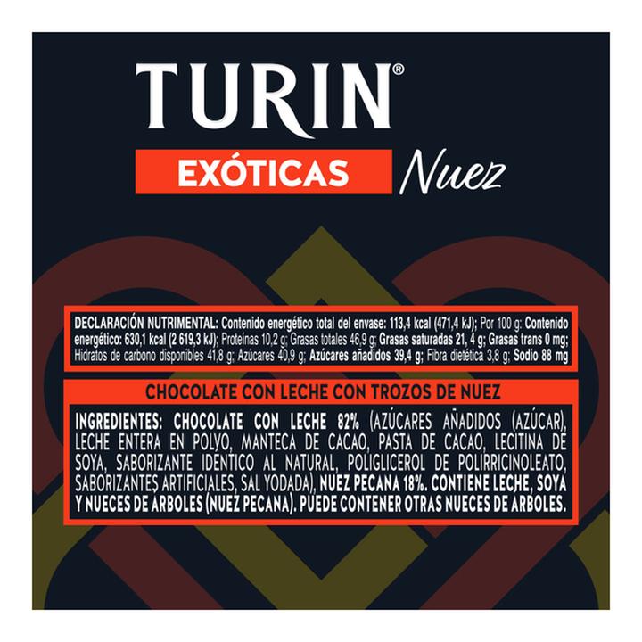 Turin Chocolate Turin Almendra Zero Turin Tableta - H-E-B México