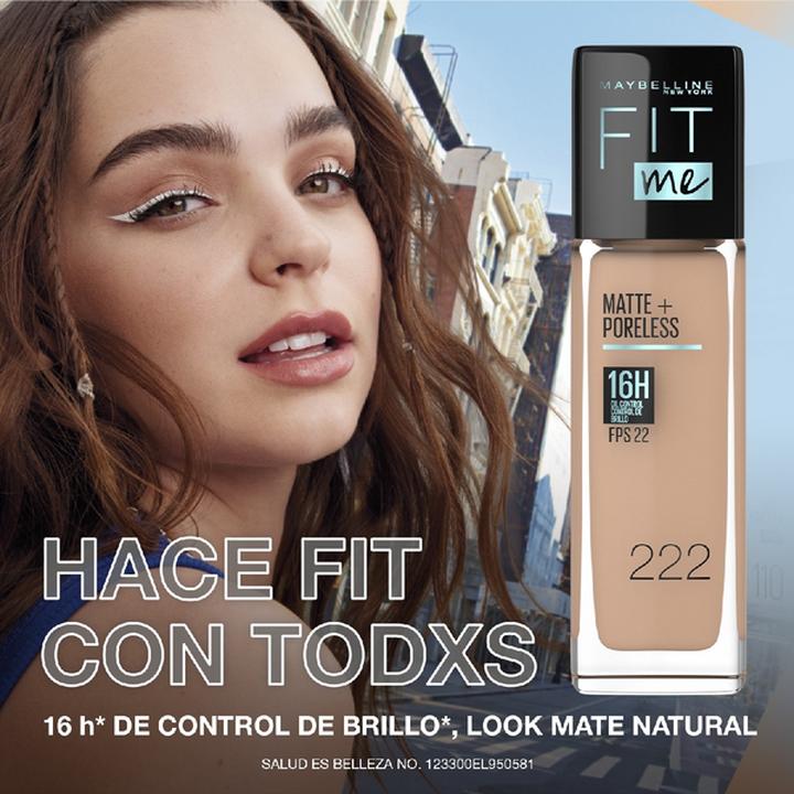 Maybelline Base de Maquillaje Fit Me 118 Light Bei - H-E-B México