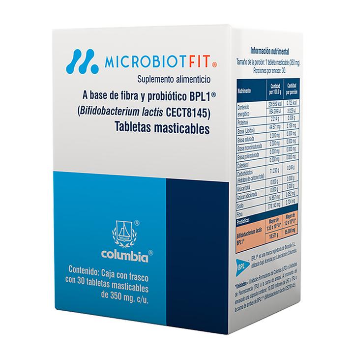 Columbia Microbiot Fit Masticable 30tab Probiótico - H-E-B México