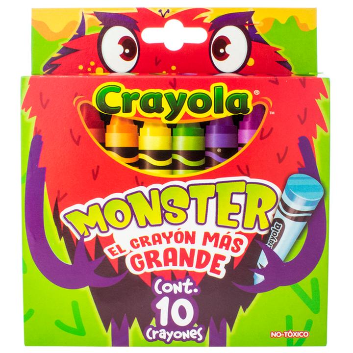 Crayola Crayones Monster Crayones Monster 10 Pz - H-E-B México