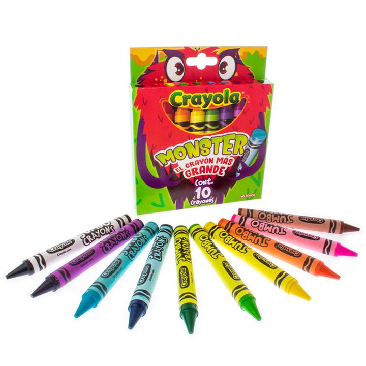 Crayola Crayones Monster Crayones Monster 10 Pz - H-E-B México
