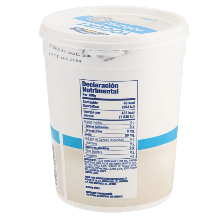 HCF Yogurt Cero Natural 900 g - H-E-B México